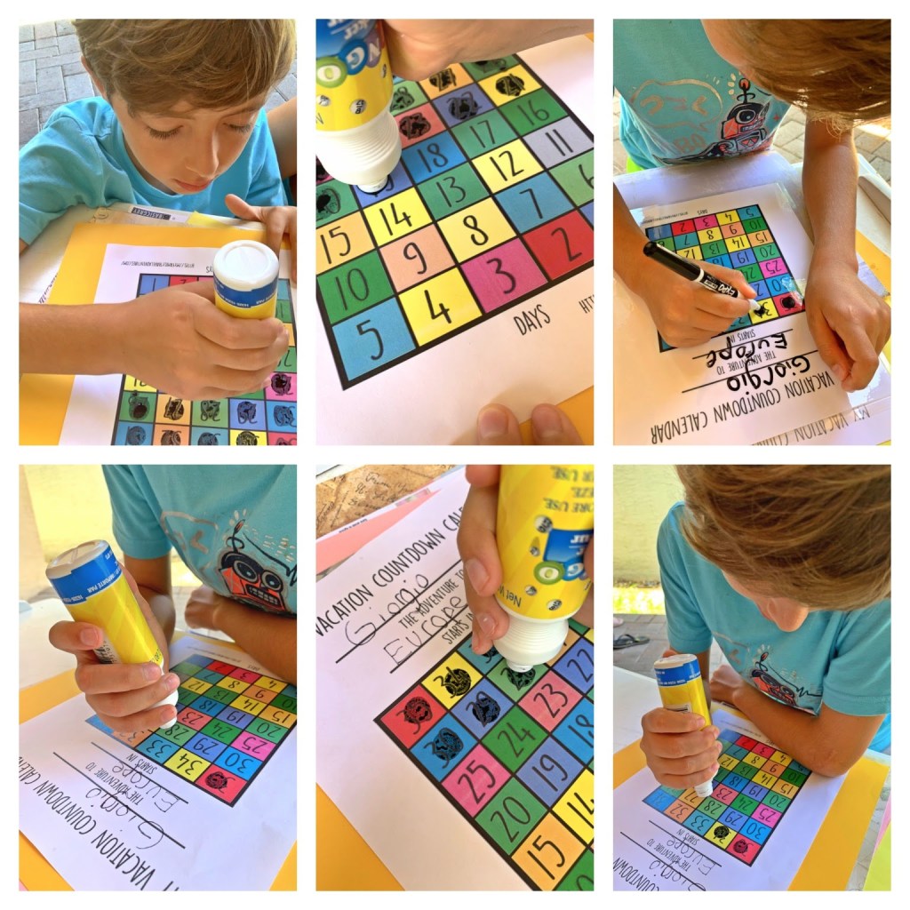 6 Free printable Vacation Countdown Calendars – Away we wander and ...