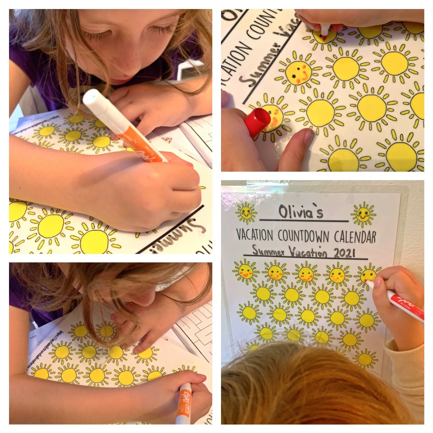 6 Free printable Vacation Countdown Calendars – Away we wander and ...